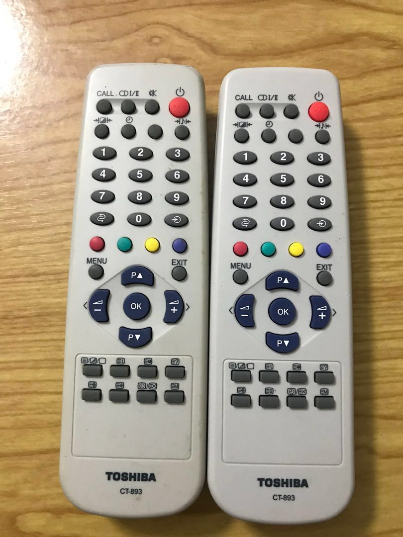 Toshiba Remote Control, TV & Home Appliances, TV & Entertainment, TV ...