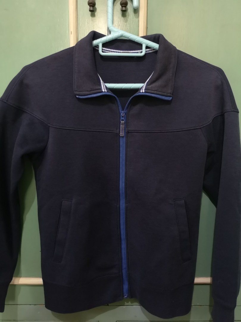 Uniqlo jacket navy blue, Men's Fashion, Coats, Jackets and Outerwear on ...