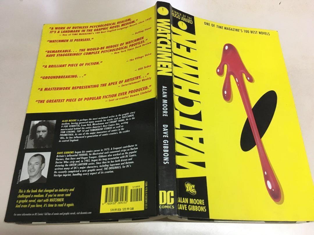Watchmen DC Universe Comic Graphic Novel Book, Hobbies & Toys, Books ...