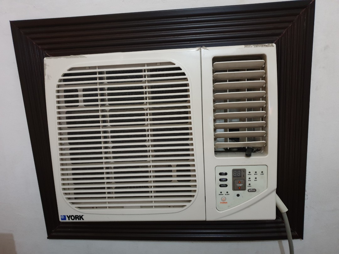 York Window-type aircon, TV & Home Appliances, Kitchen Appliances ...