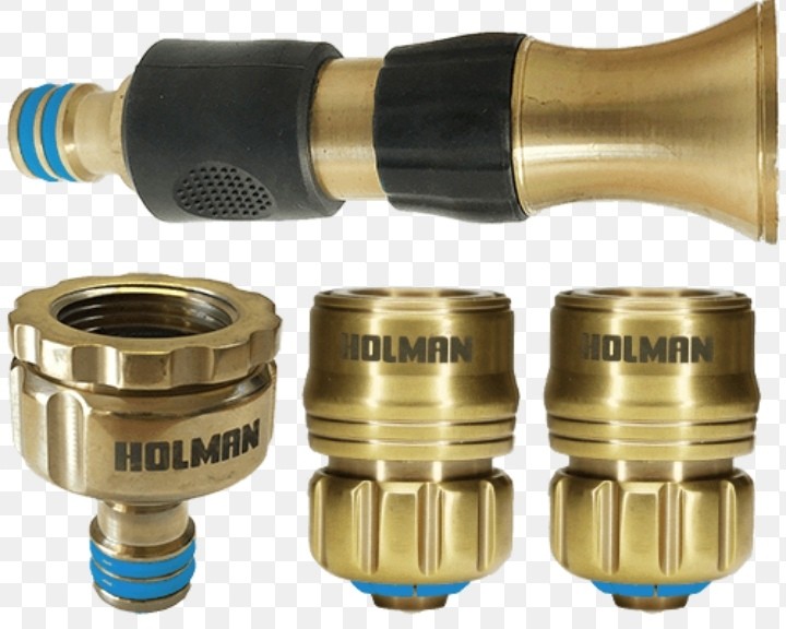 12mm Brass Hi-Flow Nozzle & Connector Set, Furniture & Home Living ...