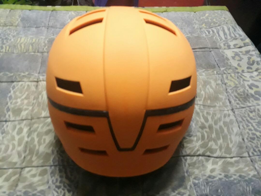 AIDY Helmet (Orange), Motorbikes on Carousell