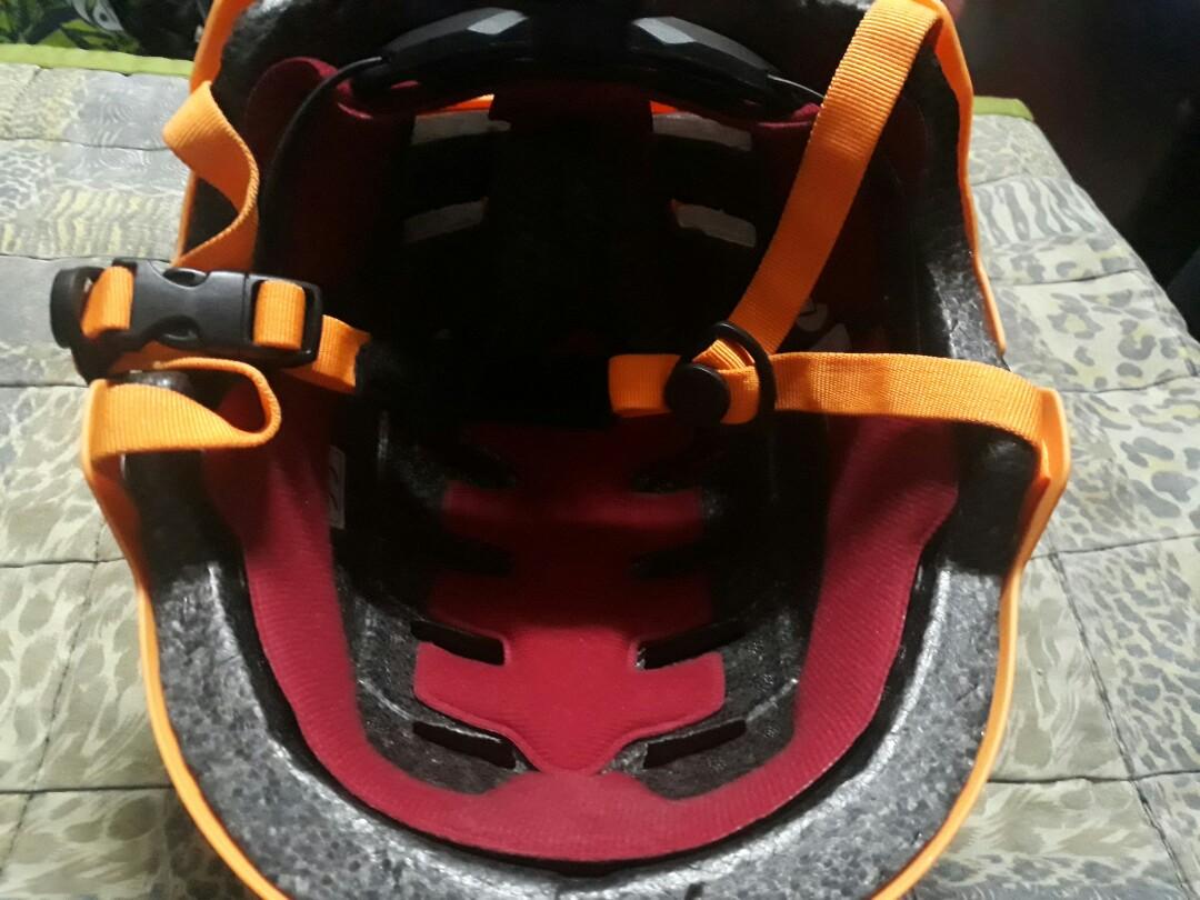 AIDY Helmet (Orange), Motorbikes on Carousell