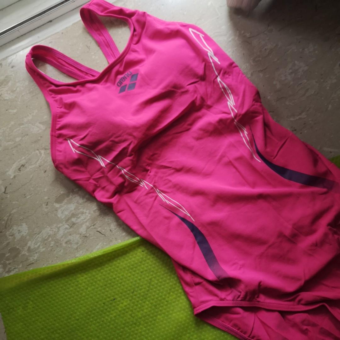 BN Arena Pink Adult Swim suit - Size 34 only, Women's Fashion, Swimwear ...
