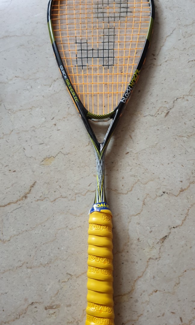 Black Knight Quicksilver Tc Squash Racket, Sports Equipment, Sports ...