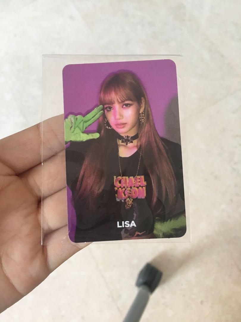 Blackpink Lisa square up official pc, Hobbies & Toys, Memorabilia ...