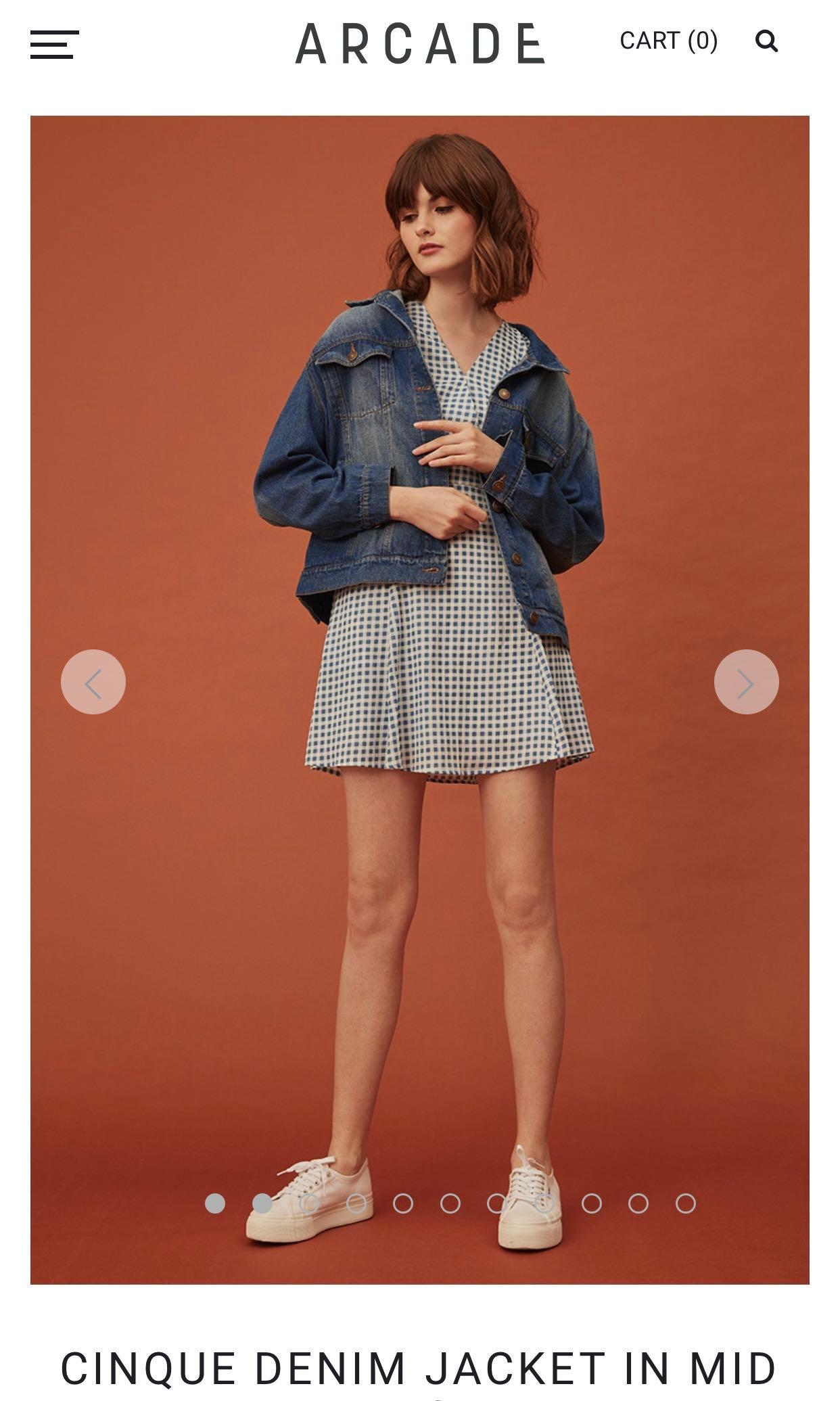 Cinque Denim Jacket in Light Wash, Women's Fashion, Coats, Jackets and ...