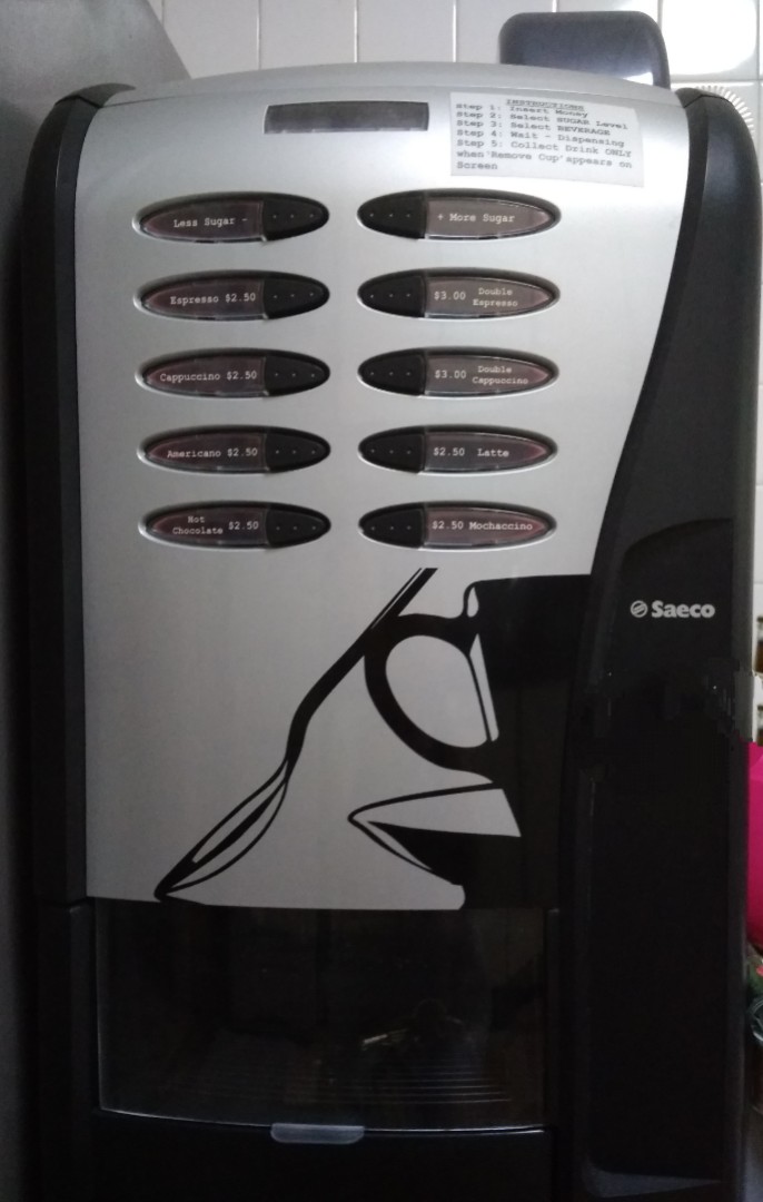 Coffee Vending Machine - Saeco, Food & Drinks, Beverages on Carousell