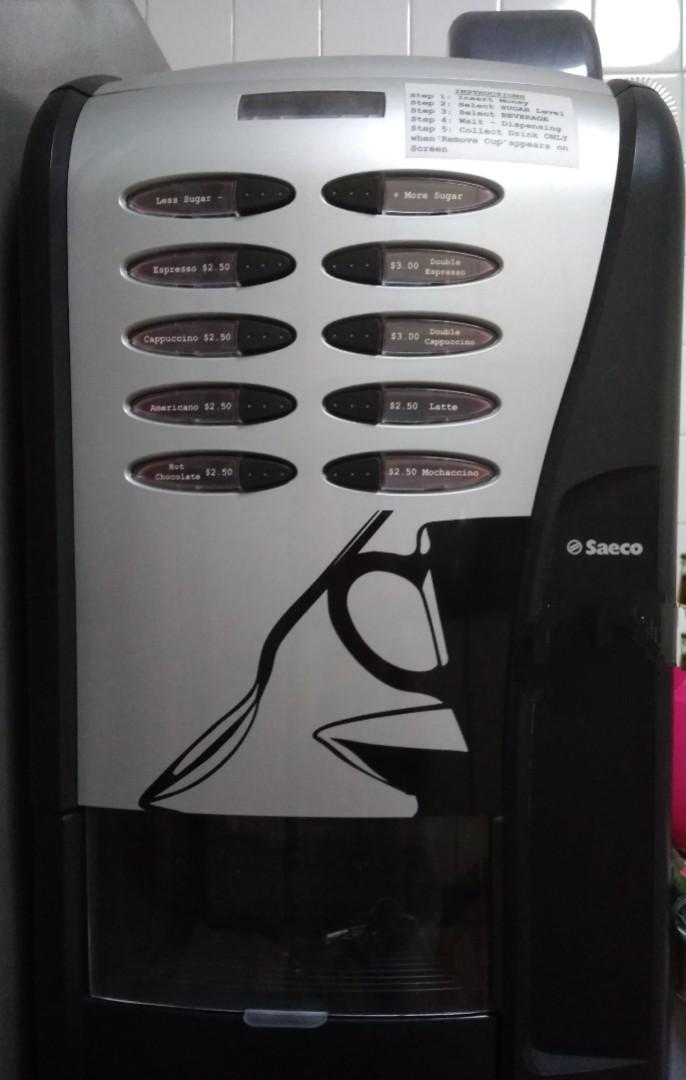 Coffee Vending Machine - Saeco, Food & Drinks, Beverages on Carousell