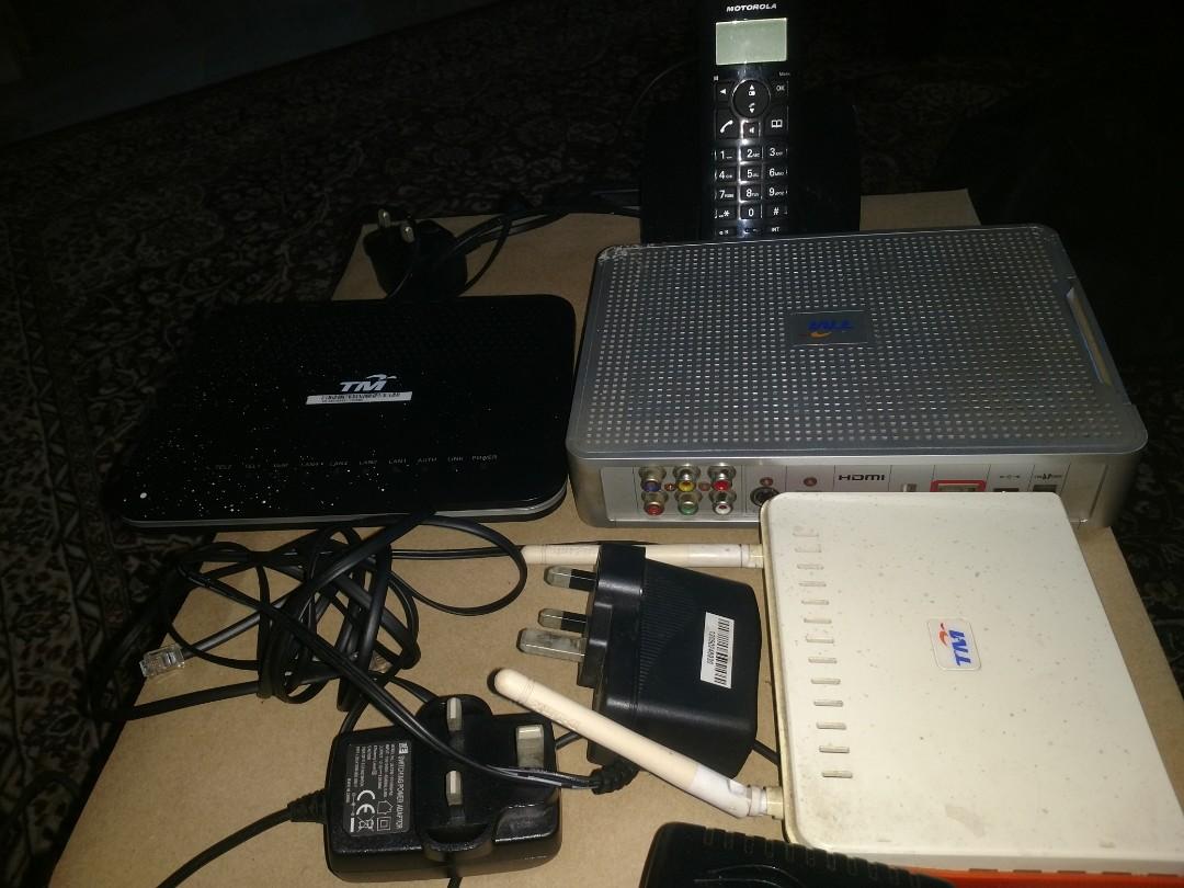 Cordless Phone and TM Unifi - Router and Hypptv (Spare parts ...