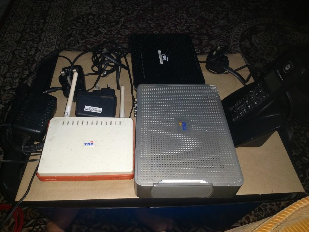 Cordless Phone and TM Unifi - Router and Hypptv (Spare parts ...