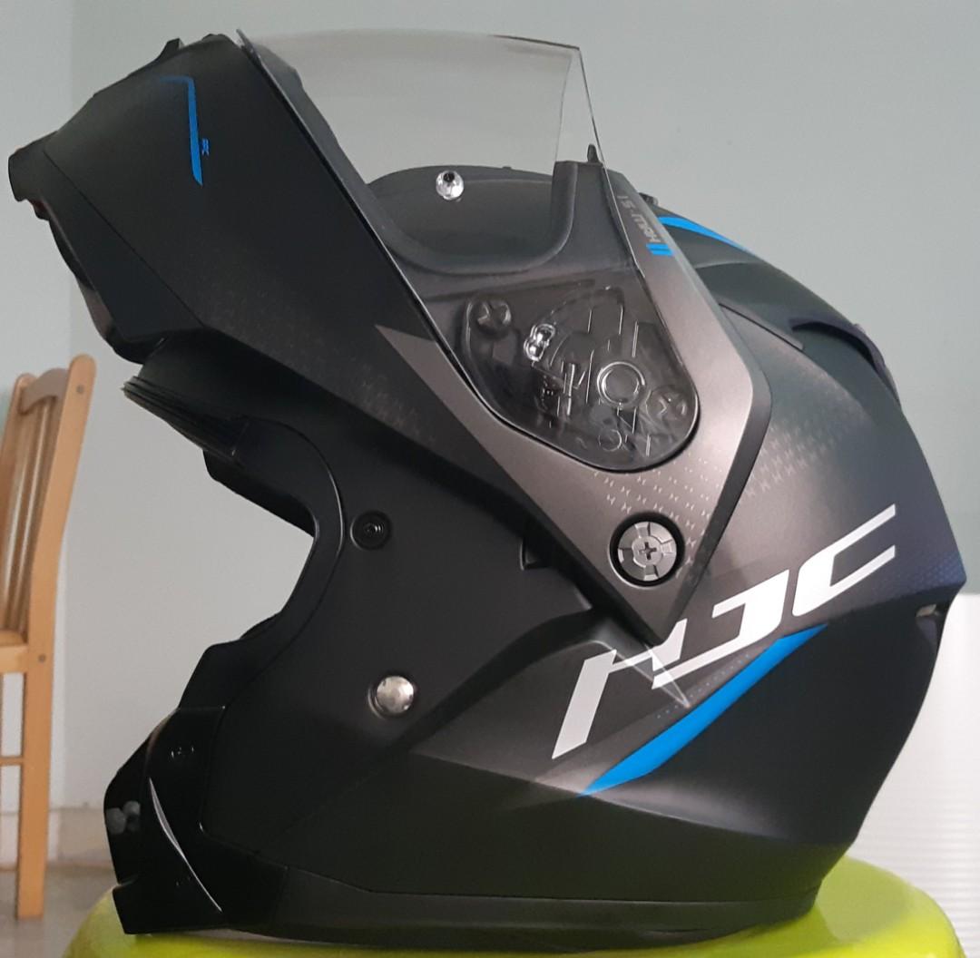 Double Visor HJC IS-MAX Modular Helmet, Motorbikes on Carousell