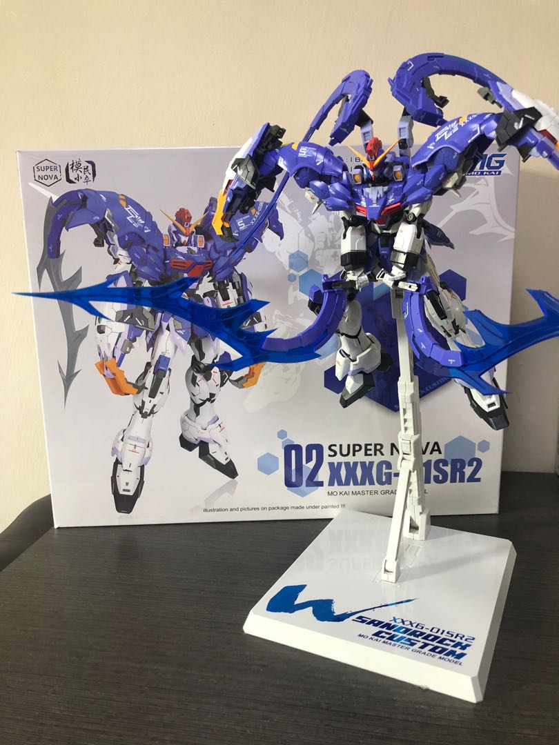 Gundam Super Nova Sandrock Custom (Built, with water decals), Hobbies ...