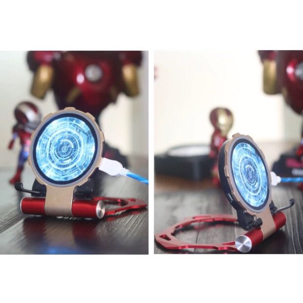 Iron Man Arc reactor Wireless Charger Disney Marvel Avengers, Mobile ...