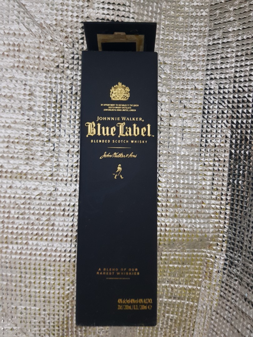 Johnnie Walker Blue Label, Food & Drinks, Alcoholic Beverages on Carousell