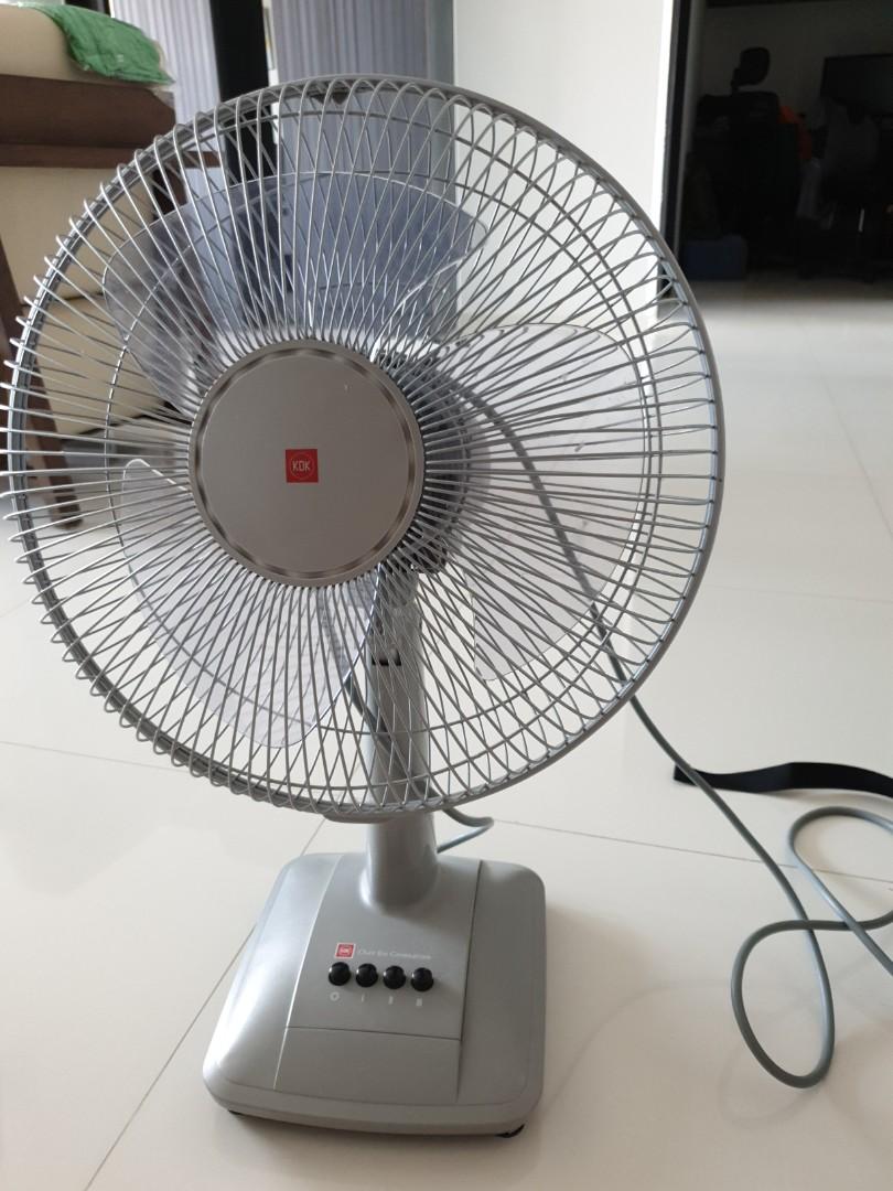 KDK Table Fan, Furniture & Home Living, Lighting & Fans, Fans on Carousell