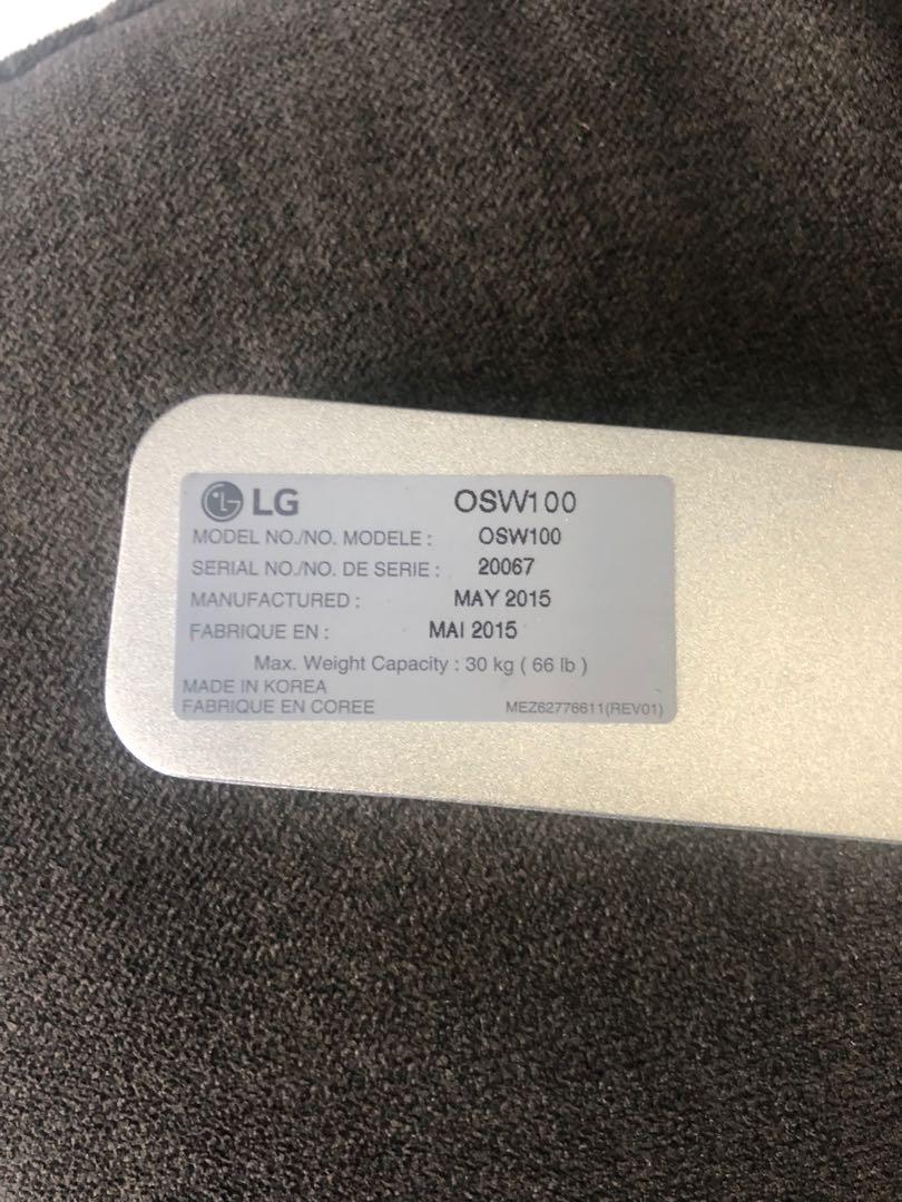LG TV model OSW100 wall mount, TV & Home Appliances, TV & Entertainment ...