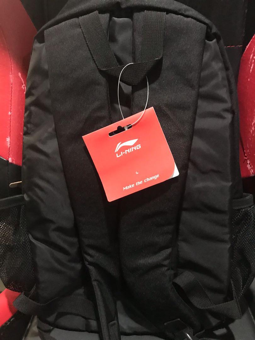Li-Ning backpack, Men's Fashion, Bags, Backpacks on Carousell