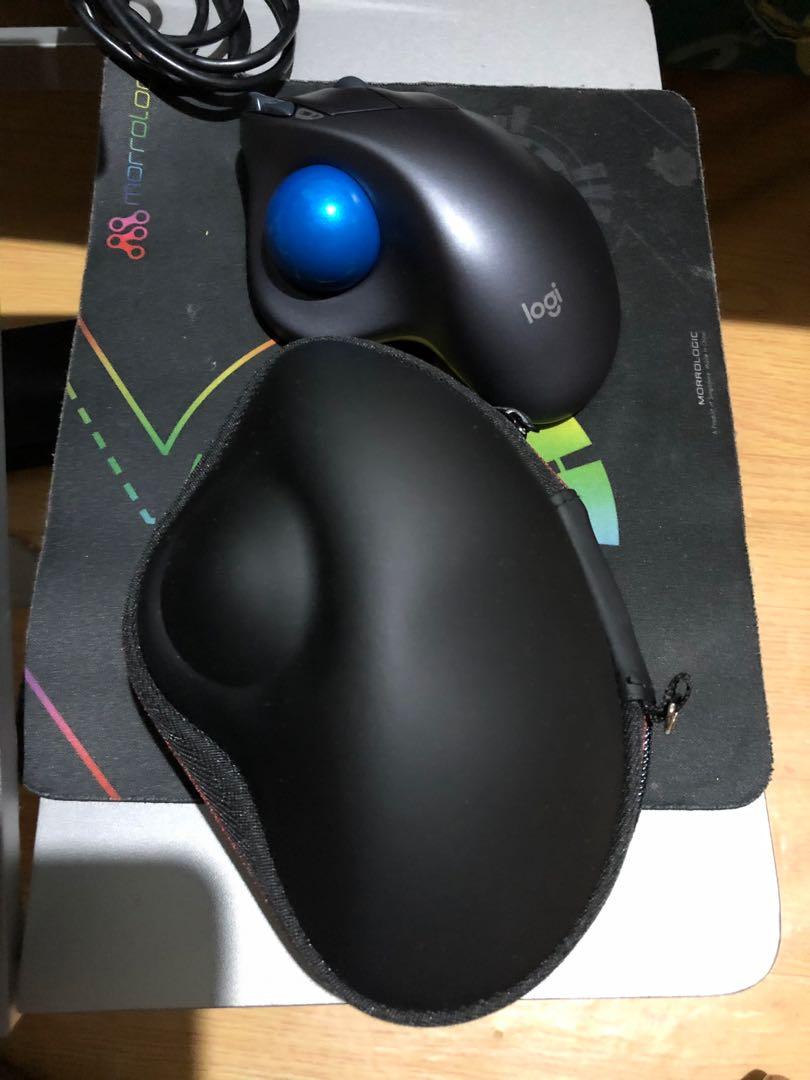 Logitech M570 wireless trackball mouse, Computers & Tech, Parts ...