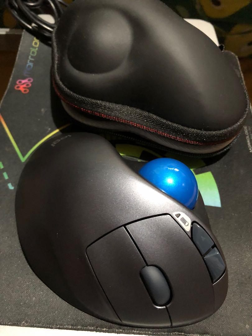 Logitech M570 wireless trackball mouse, Computers & Tech, Parts ...