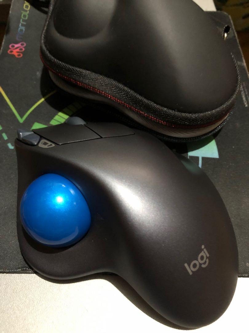 Logitech M570 wireless trackball mouse, Computers & Tech, Parts ...