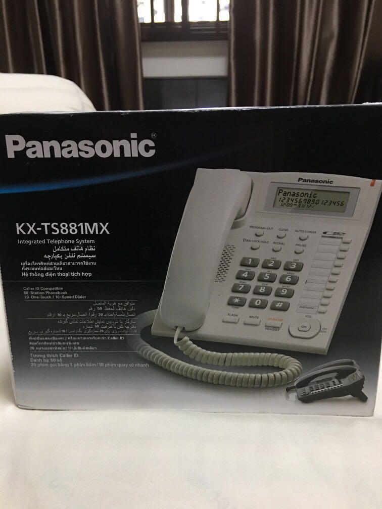 PANASONIC TELEPHONE SET KX-TS881MX, TV & Home Appliances, TV & Entertainment, TV Parts ...