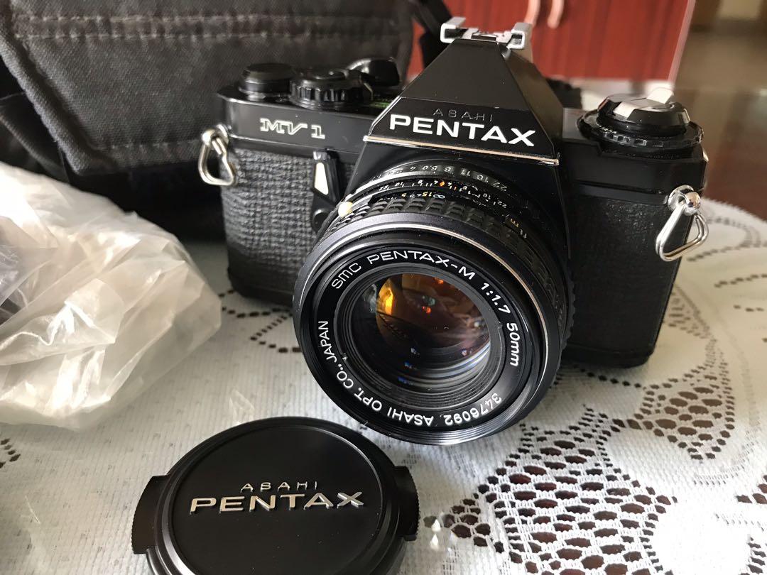 Pentax MV1 camera (set 5), Photography, Cameras on Carousell