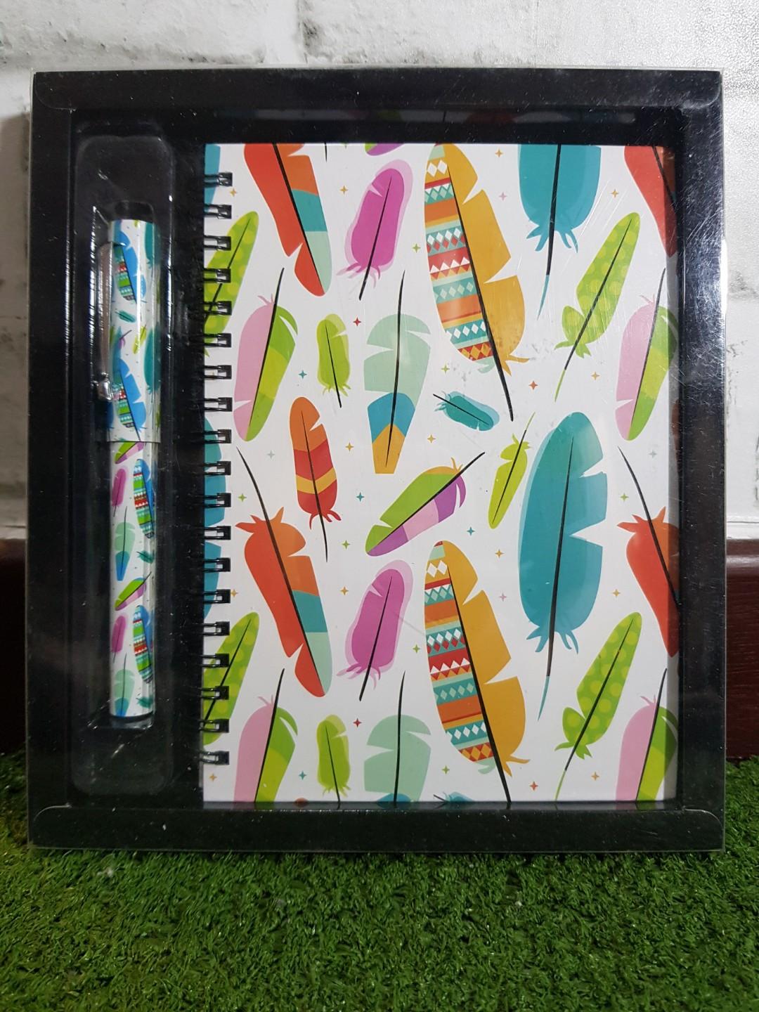 Personalised Pen + notebook set, Hobbies & Toys, Stationery & Craft ...