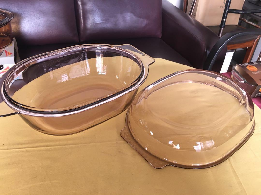 REPRICED : PYREX DECO CHICKEN ROASTER CASSEROLE 2.1 LITERS, Furniture ...