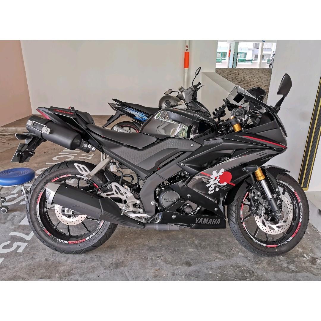 R15 V3 Megatube With Custom Bracket (NO DRILLING), Motorcycles ...