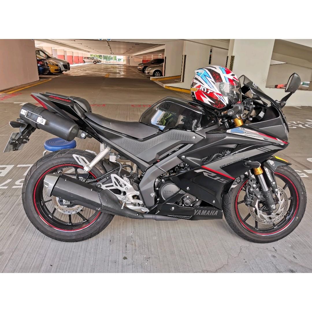 R15 V3 Megatube With Custom Bracket (NO DRILLING), Motorcycles ...