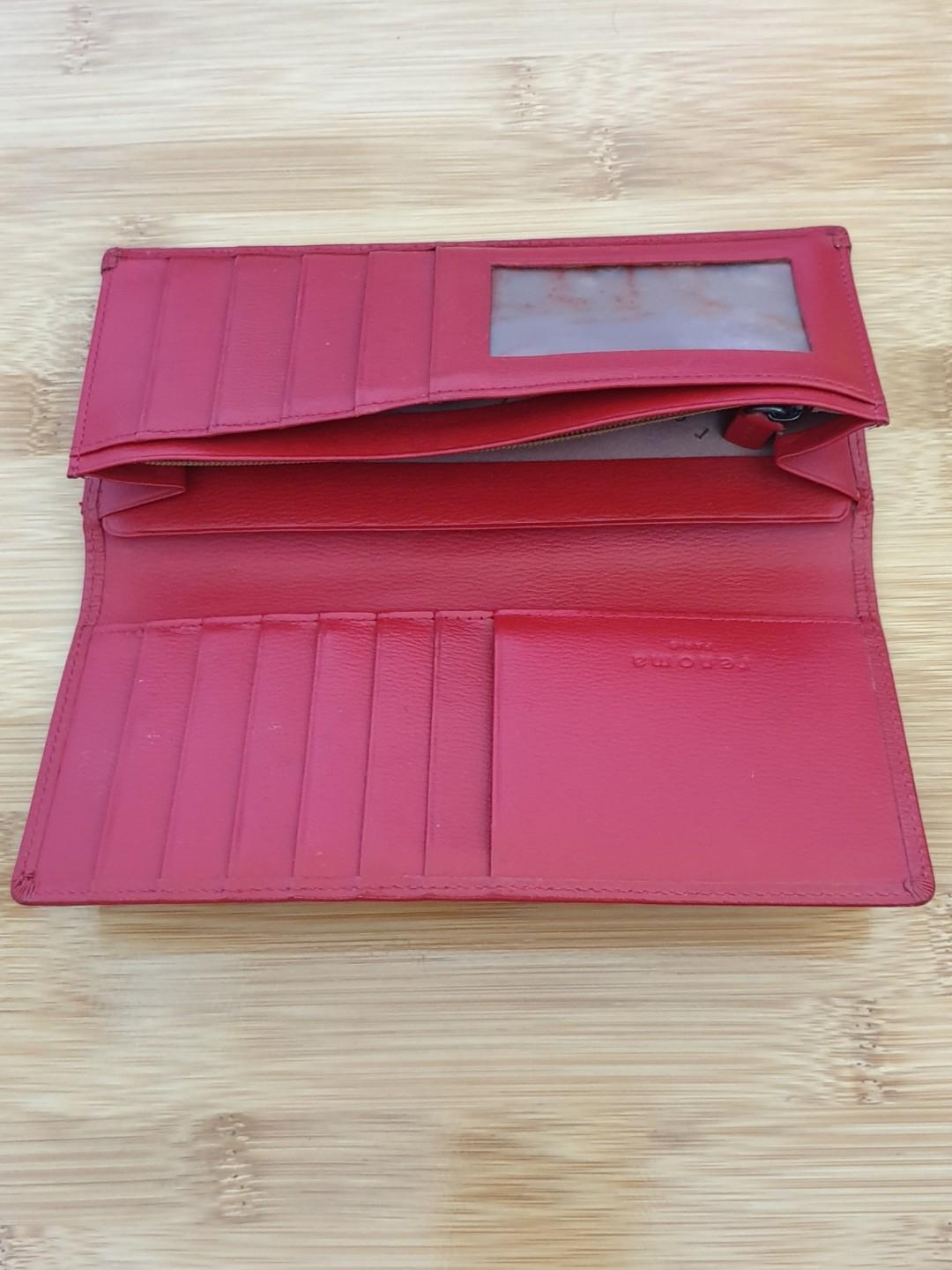 Renoma Red Long Wallet, Women's Fashion, Bags & Wallets, Wallets & Card ...