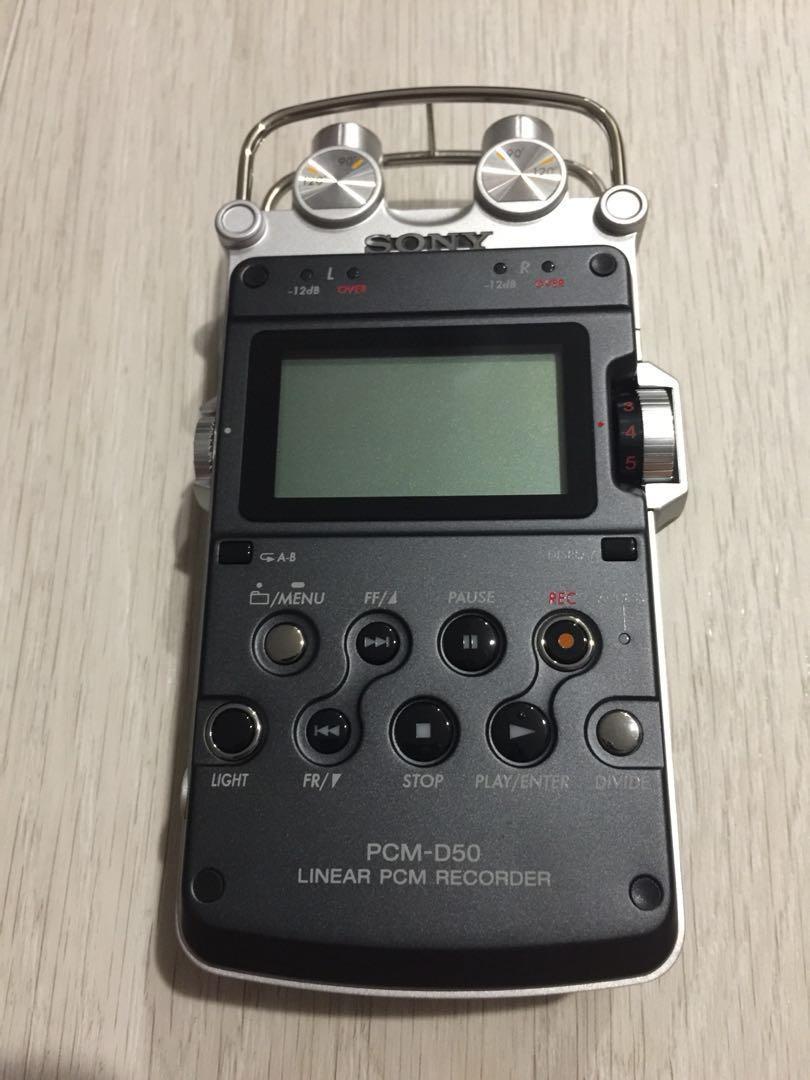 Sony PCM-D50 Linear PCM Audio Recorder, Audio, Other Audio Equipment on ...