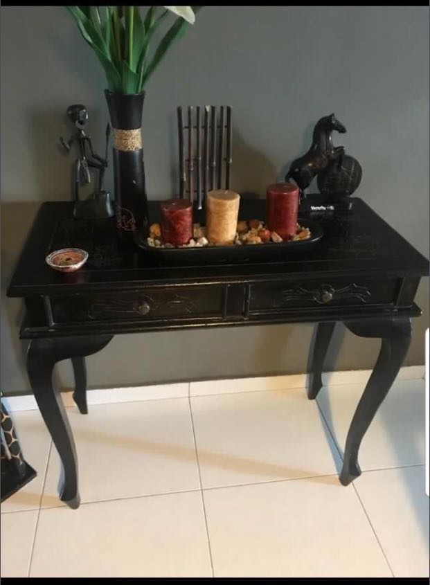 Teak Wood Receiving Table, Furniture & Home Living, Furniture, Tables ...