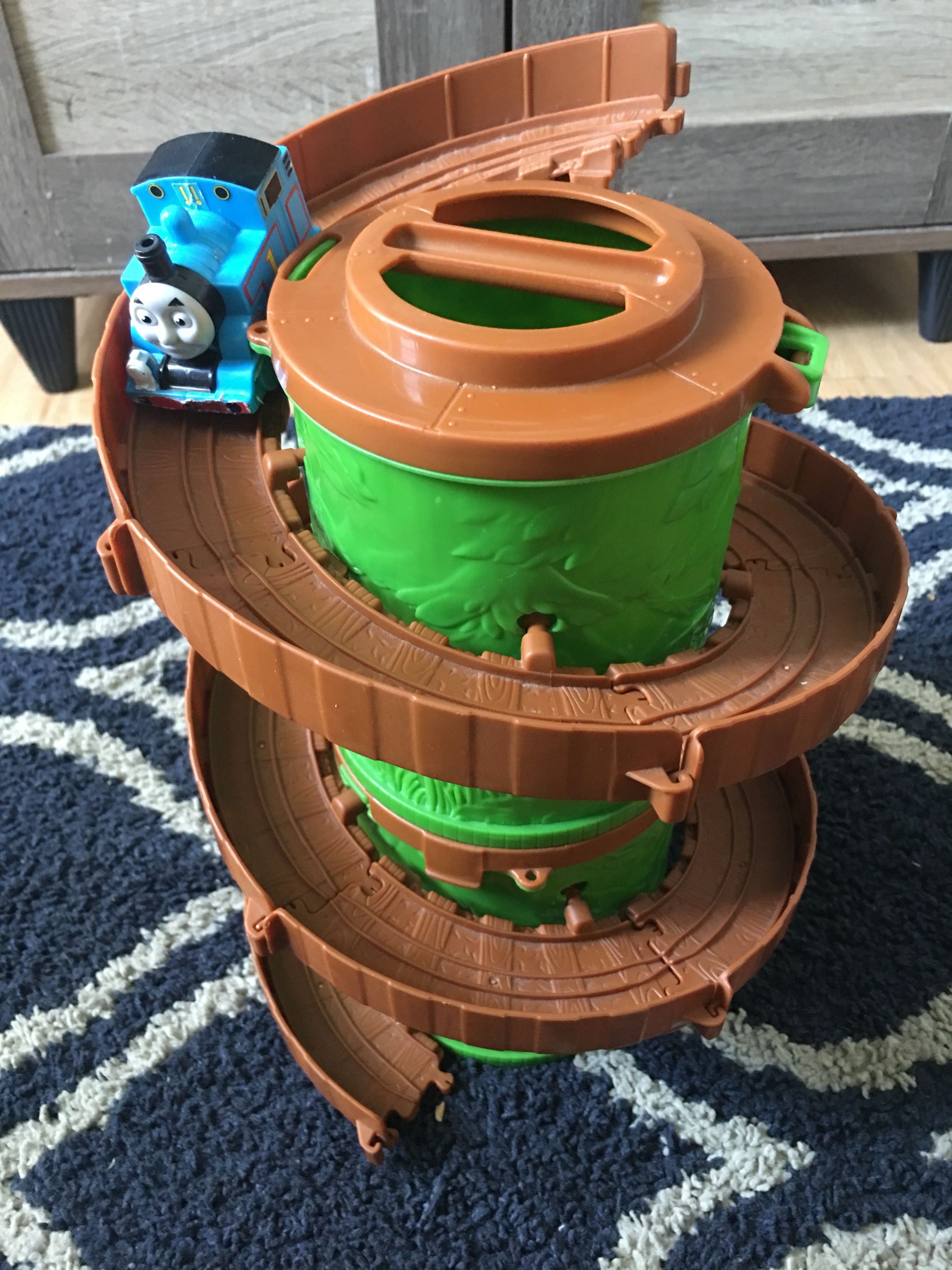 Thomas and Friends Pack-n-play, Spiral Tower track, Hobbies & Toys ...