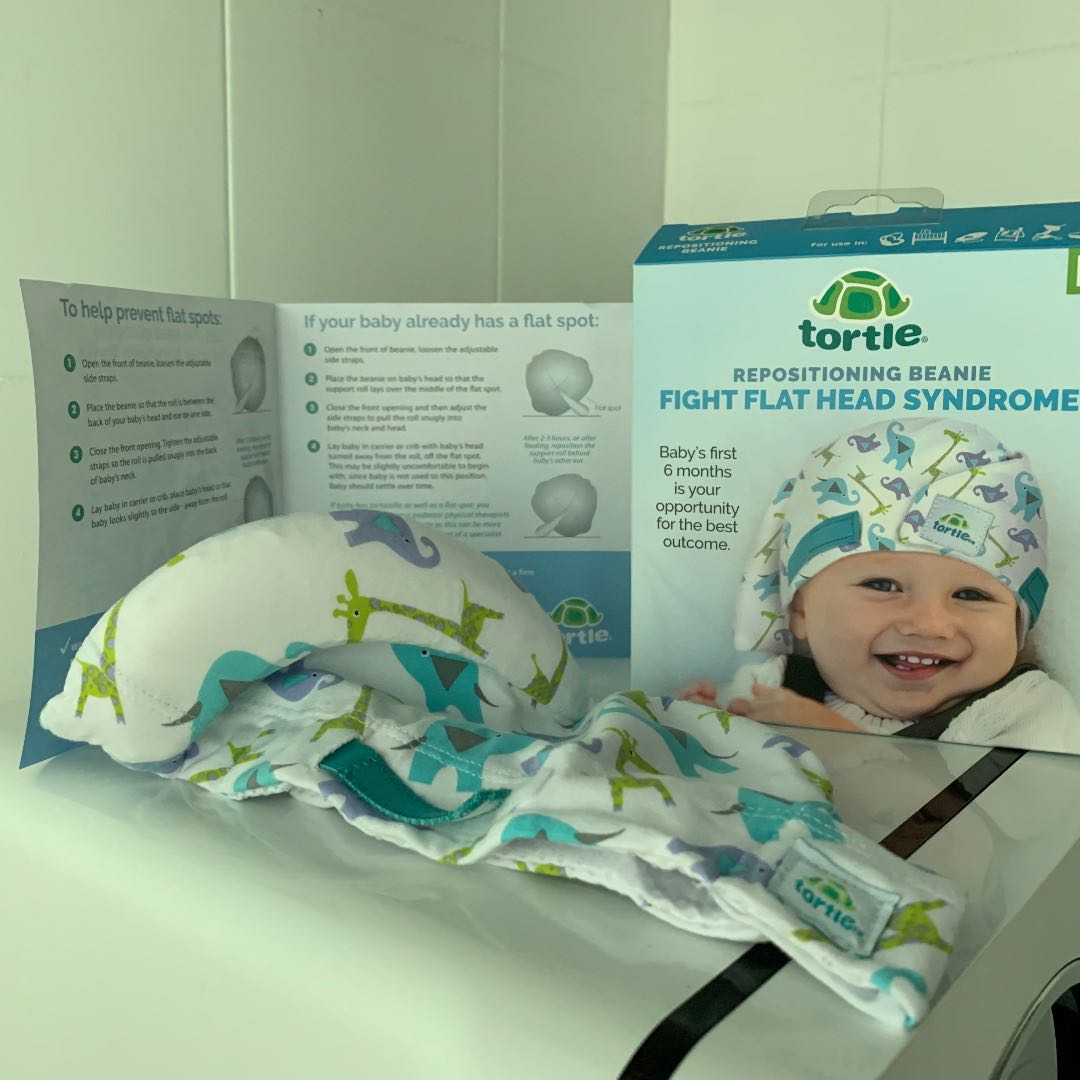 Tortle Positioning Beanie: Fight Flat Head Syndrome, Babies & Kids ...