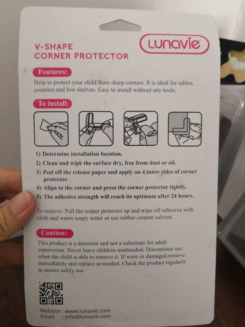 V Shape Corner Protector (12 pcs), Babies & Kids, Baby Nursery & Kids ...