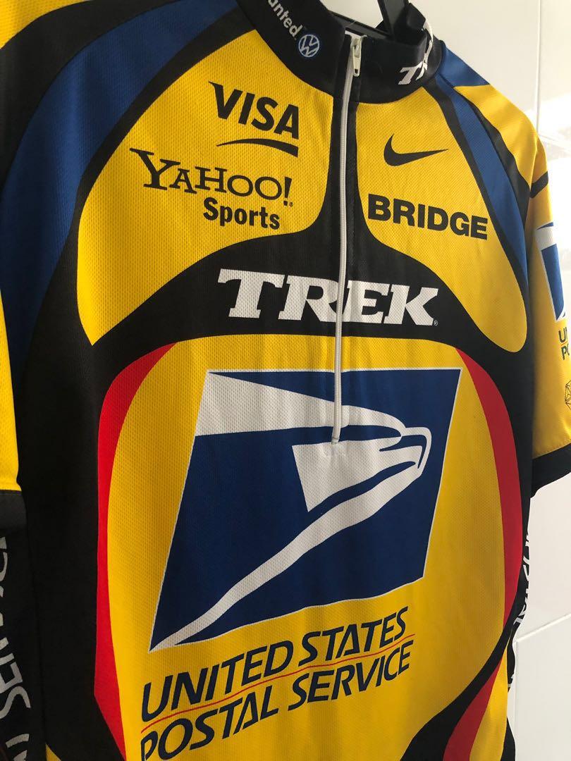 Vintage Nike Trek USPS Cycling Jersey, Men's Fashion, Activewear on ...
