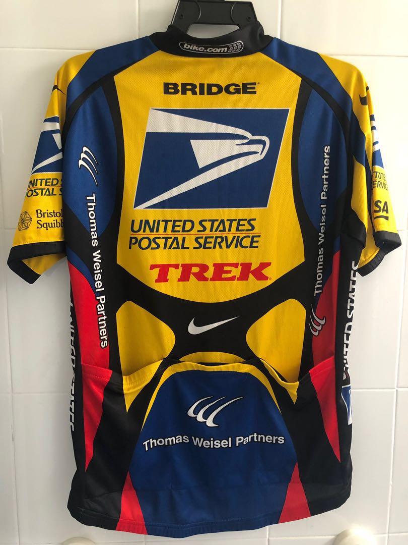 Vintage Nike Trek USPS Cycling Jersey, Men's Fashion, Activewear on ...