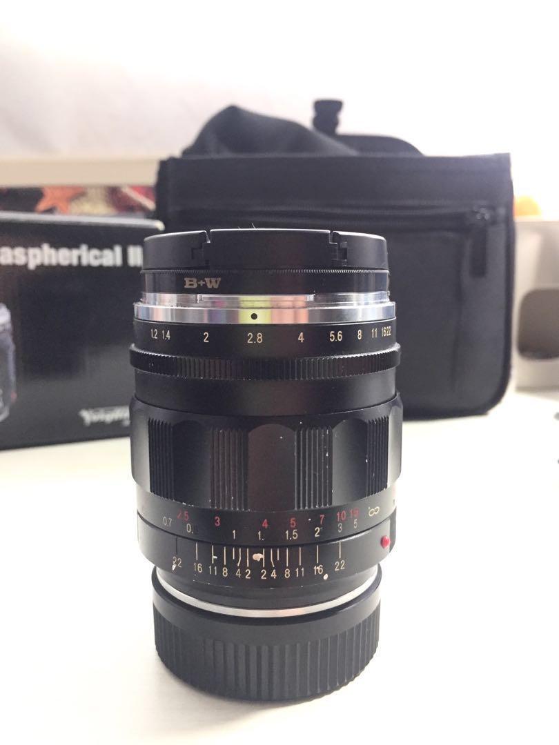 Voigtlander Nokton 35mm f/1.2 Aspherical II Prime Lens, Photography ...