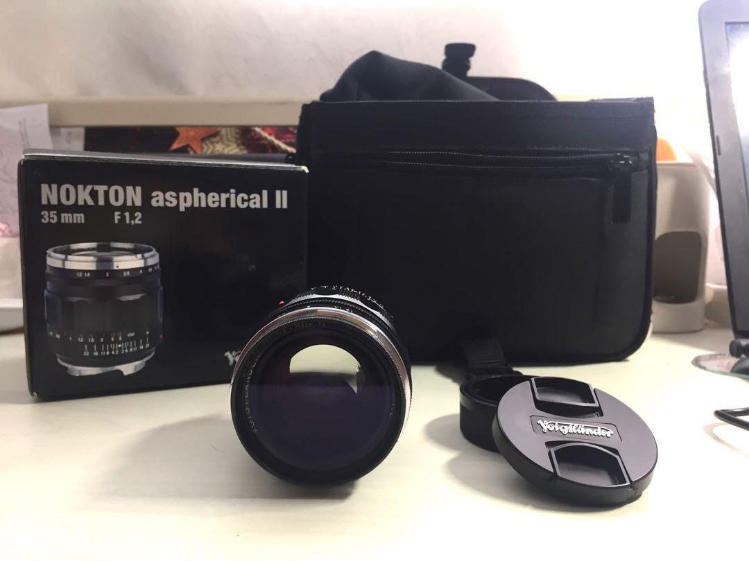 Voigtlander Nokton 35mm f/1.2 Aspherical II Prime Lens, Photography ...