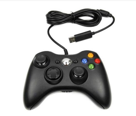Xbox 360 USB Wired Game Controller (Black), Video Gaming, Gaming ...
