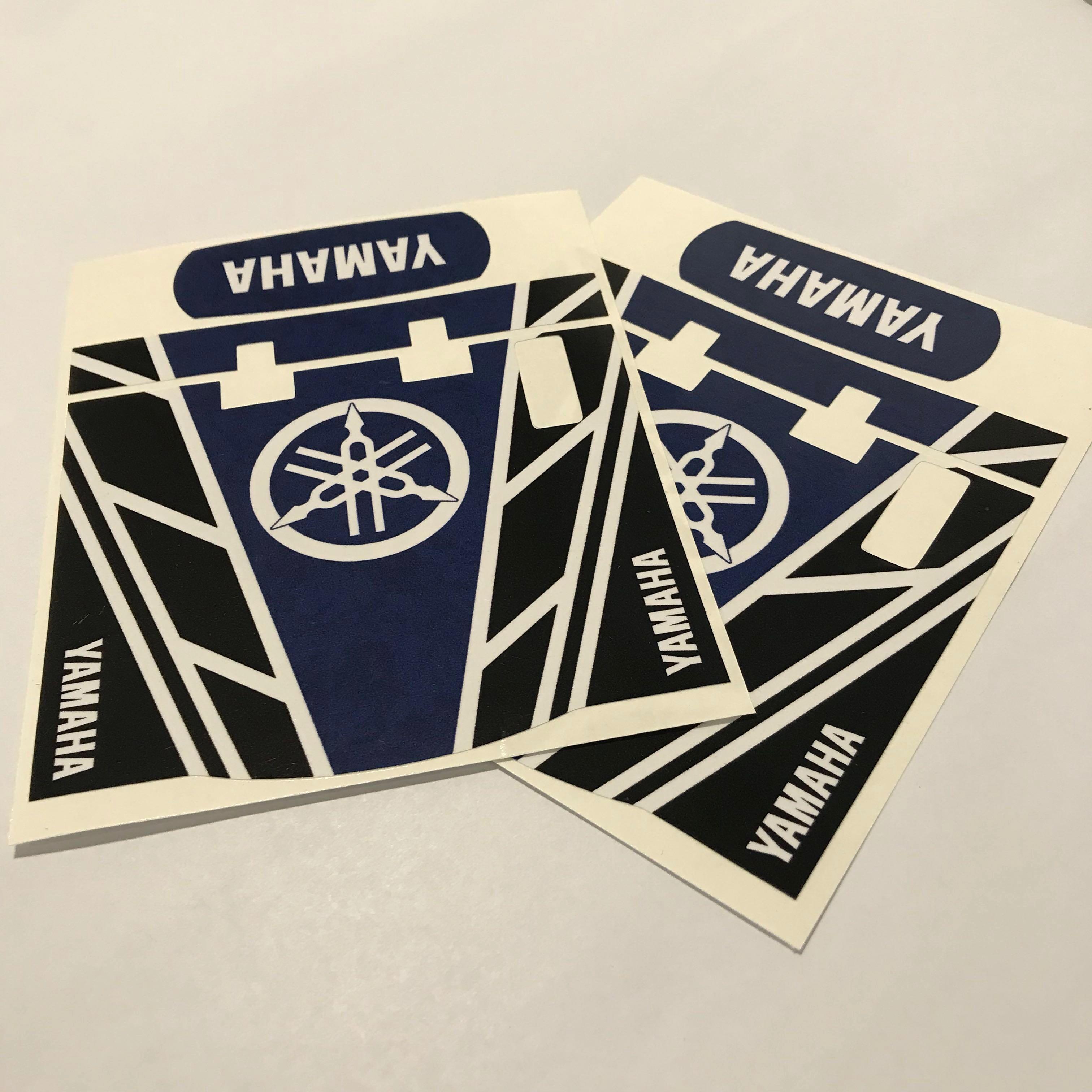 Yamaha Blue - Slim IU Unit Decal, Motorcycles, Motorcycle Accessories ...