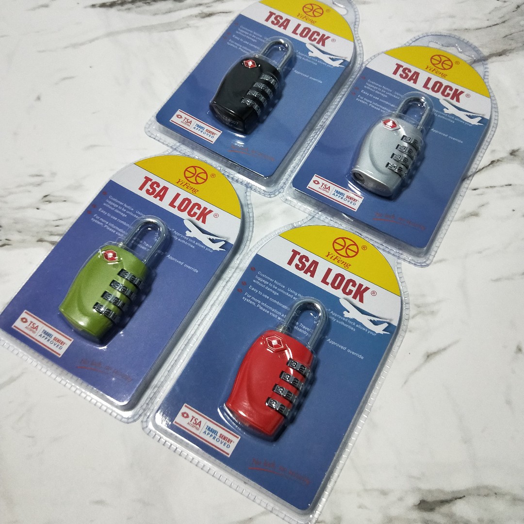 4 colours to choose from - 4-Digits TSA Customs Code Locks Luggage ...