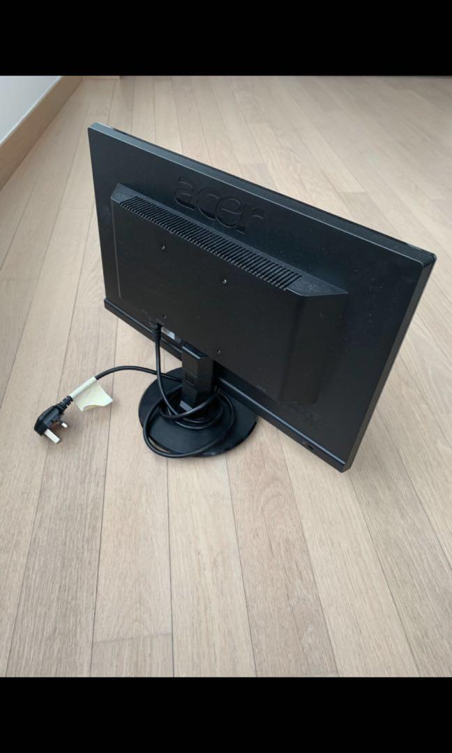 Acer computer monitor 20 inch, Electronics, Computer Parts ...