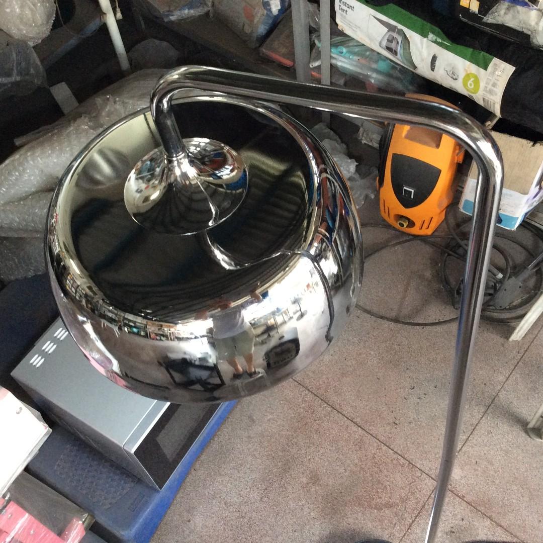 Anko Silver Shade Floor Lamp, Furniture & Home Living, Lighting & Fans ...
