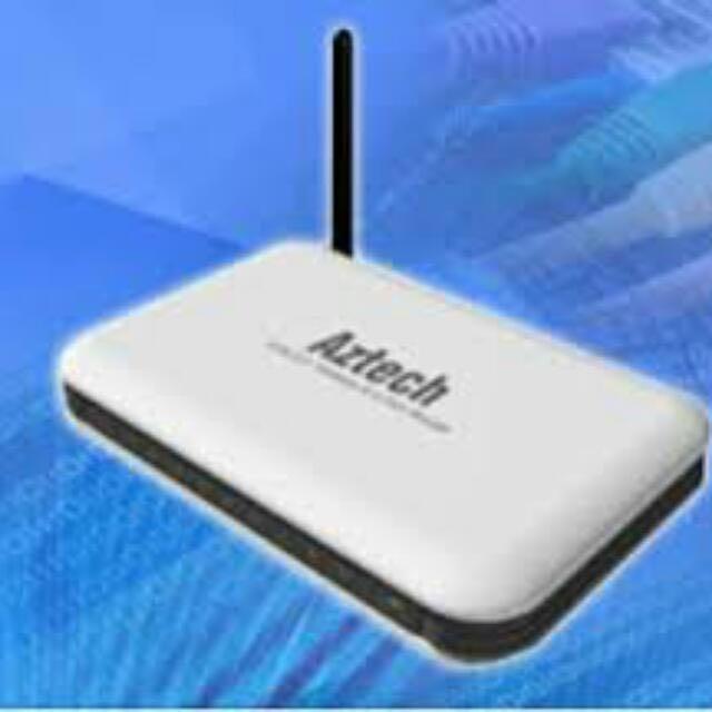 Aztech 150Mbps 4-port Wireless-N Router, Computers & Tech, Parts ...