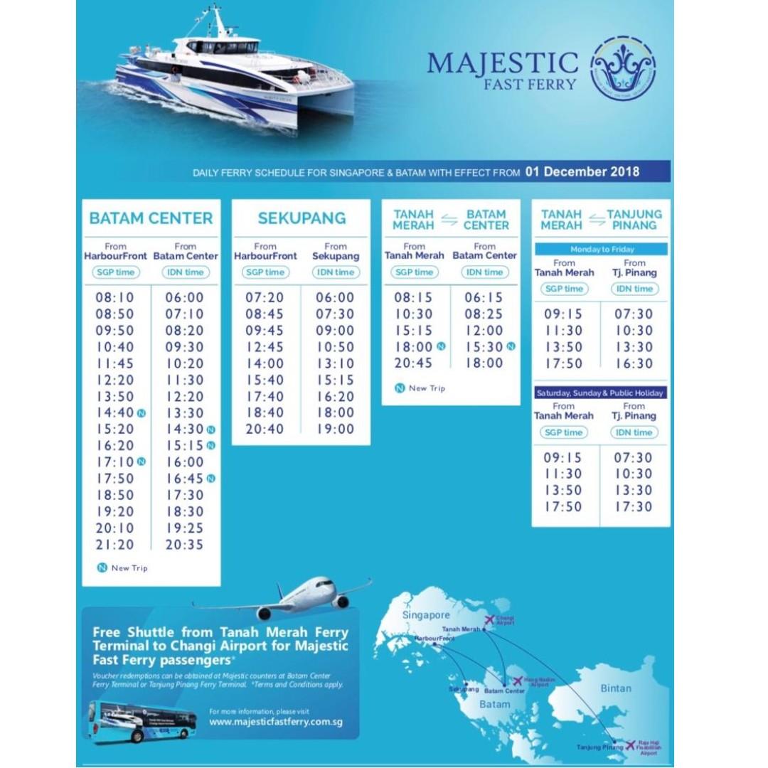 BATAM FERRY TICKETS. SINGAPORE - BATAM - SINGAPORE FERRY E-TICKETS ...