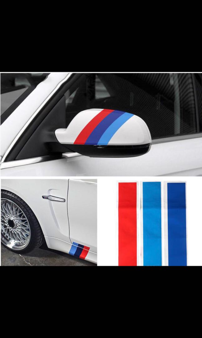 BMW M Performance Grill Sticker, Car Accessories, Accessories on Carousell