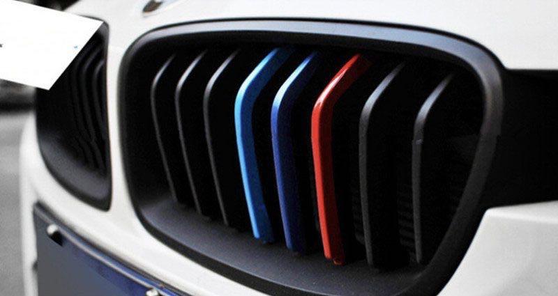 BMW M Performance Grill Sticker, Car Accessories, Accessories on Carousell